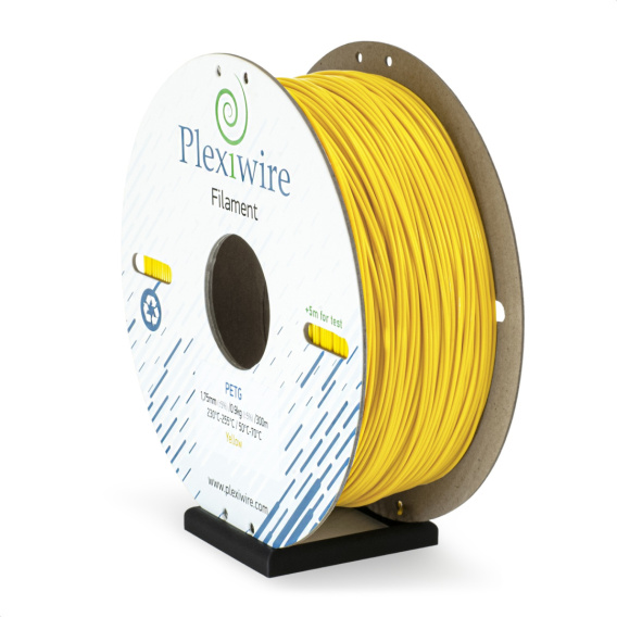 PETG filament Plexiwire 1,75mm Żółty 0.9kg/300m | Sklep internetowy Plexiwire